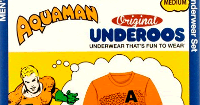 The Aquaman Shrine: Aquaman Underoos