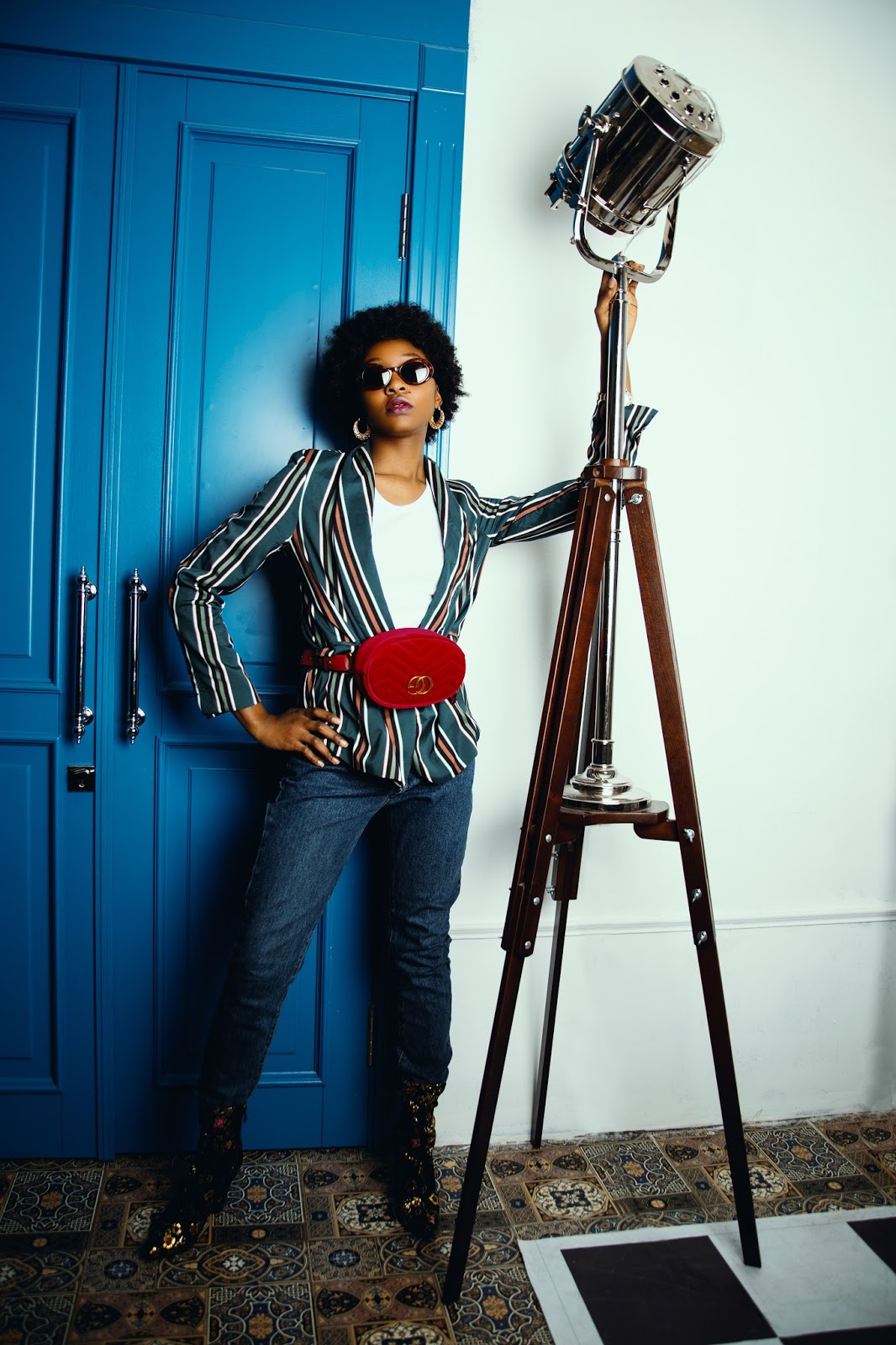 Types of Fanny Packs/ Belt Bags : Marmont velvet belt bag | Melody Jacob