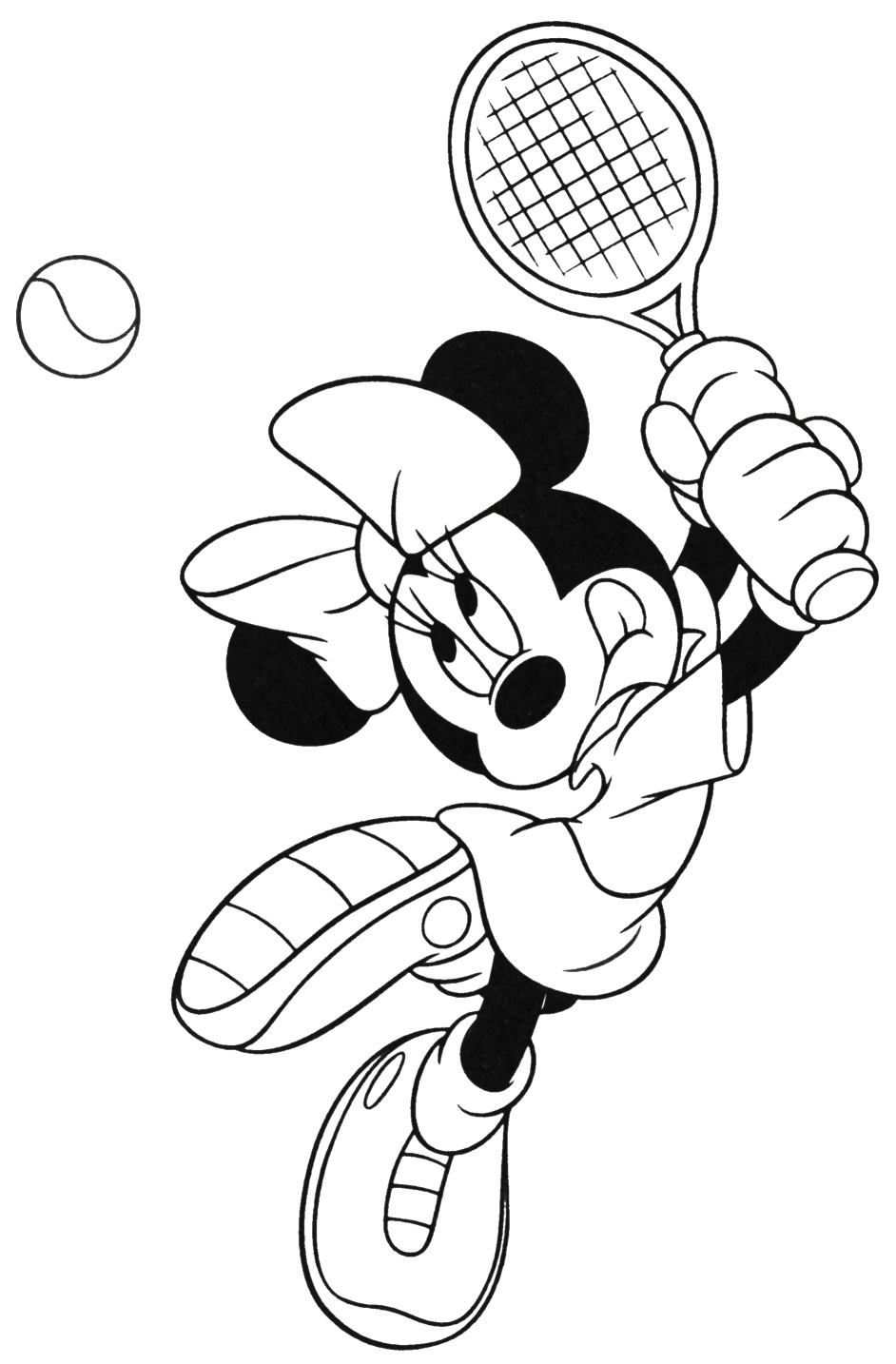 Pintar é divertido - Desenhos para colorir: Minnie