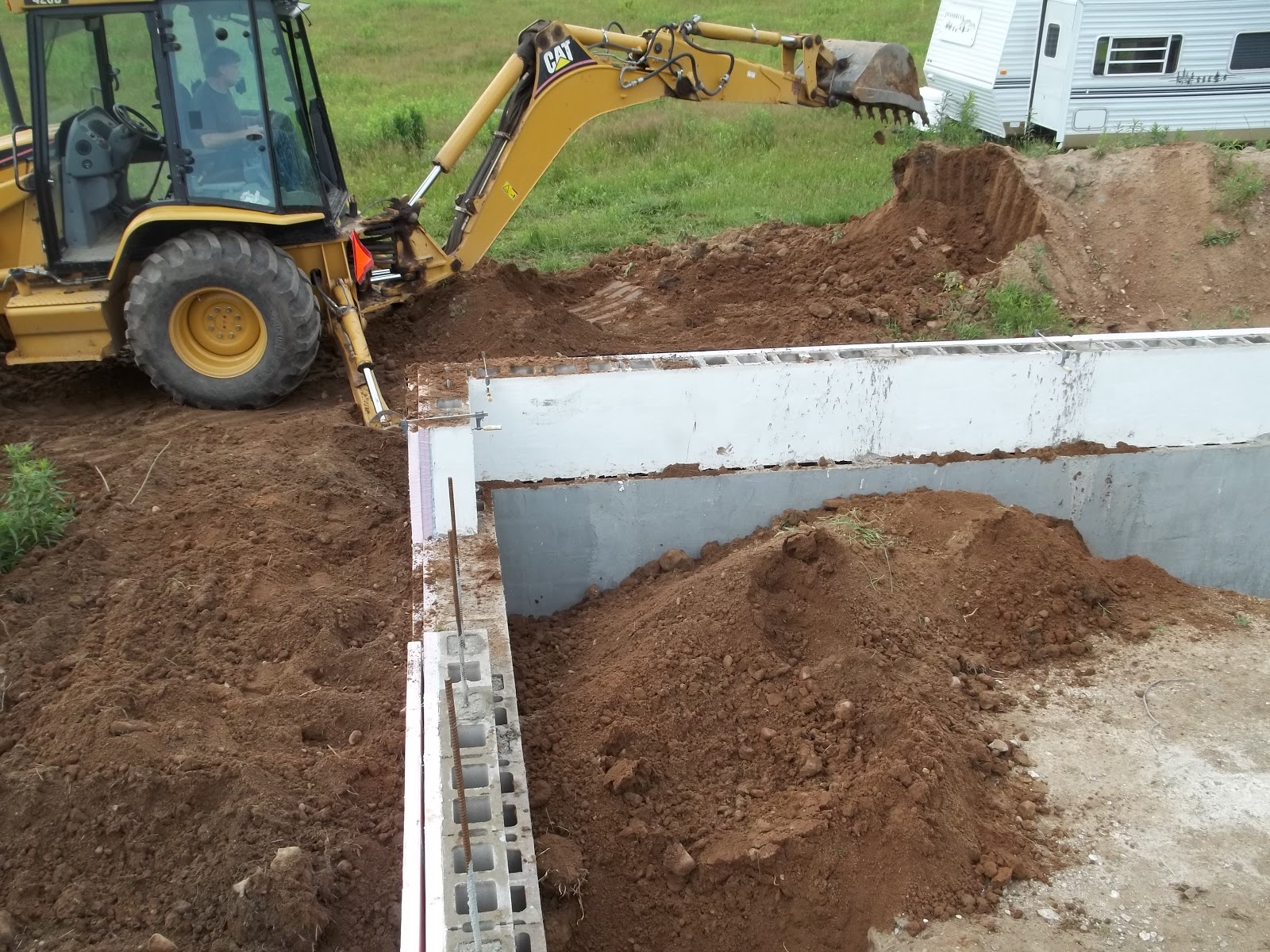 A Less Stress Life: Backfilling the frost footings