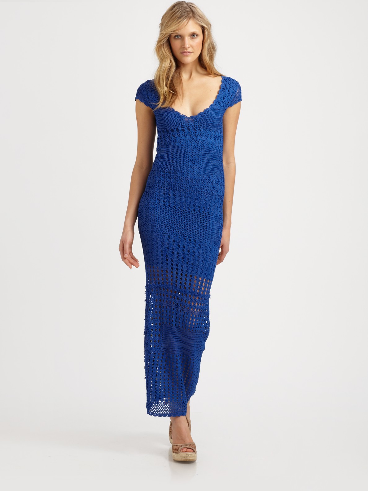 Crinochet: Deep Blue Dress