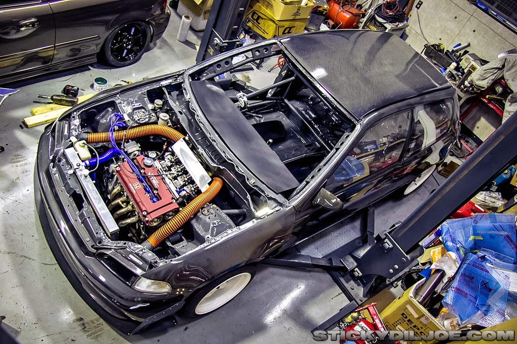 HECHTSPEED: Tactical Art of Japan EG6 track Civic hatchback