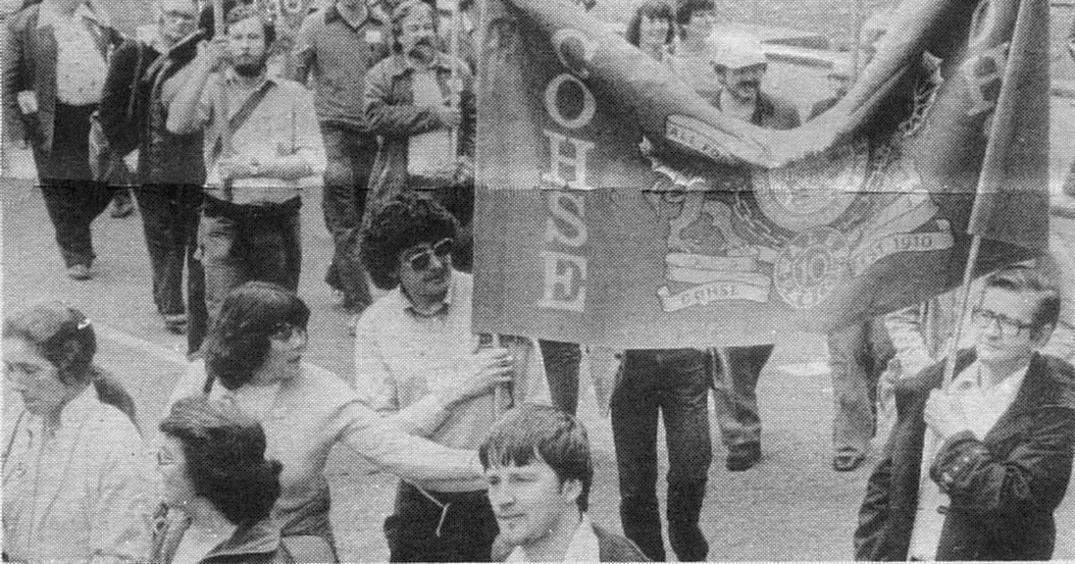 COHSE: COHSE Wales Banner 1981