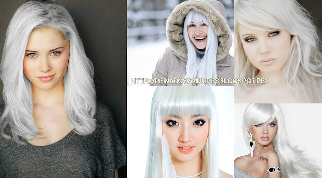 COMO PUEDO TEÑIR MI CABELLO DE BLANCO ~ PEINADOS Y MUJERES