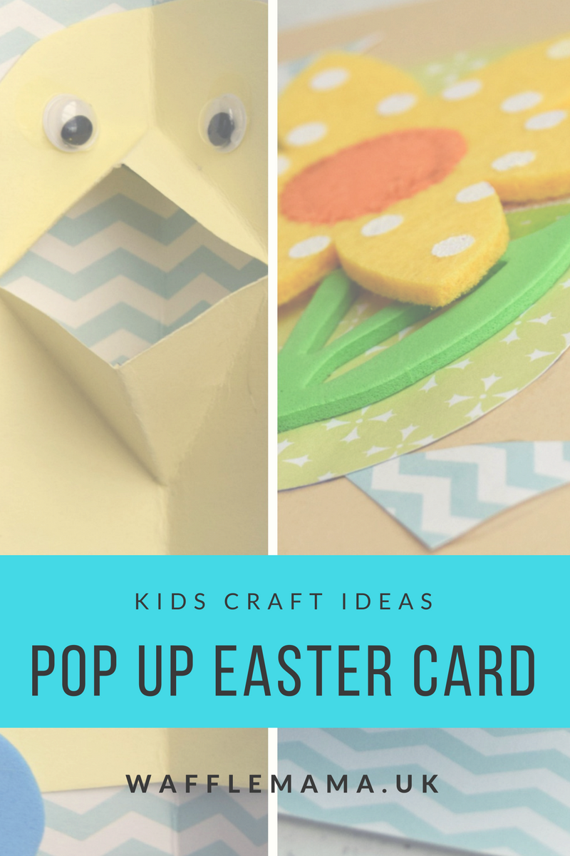 Wafflemama.: Craft Time >> Pop Up Easter Chick Card