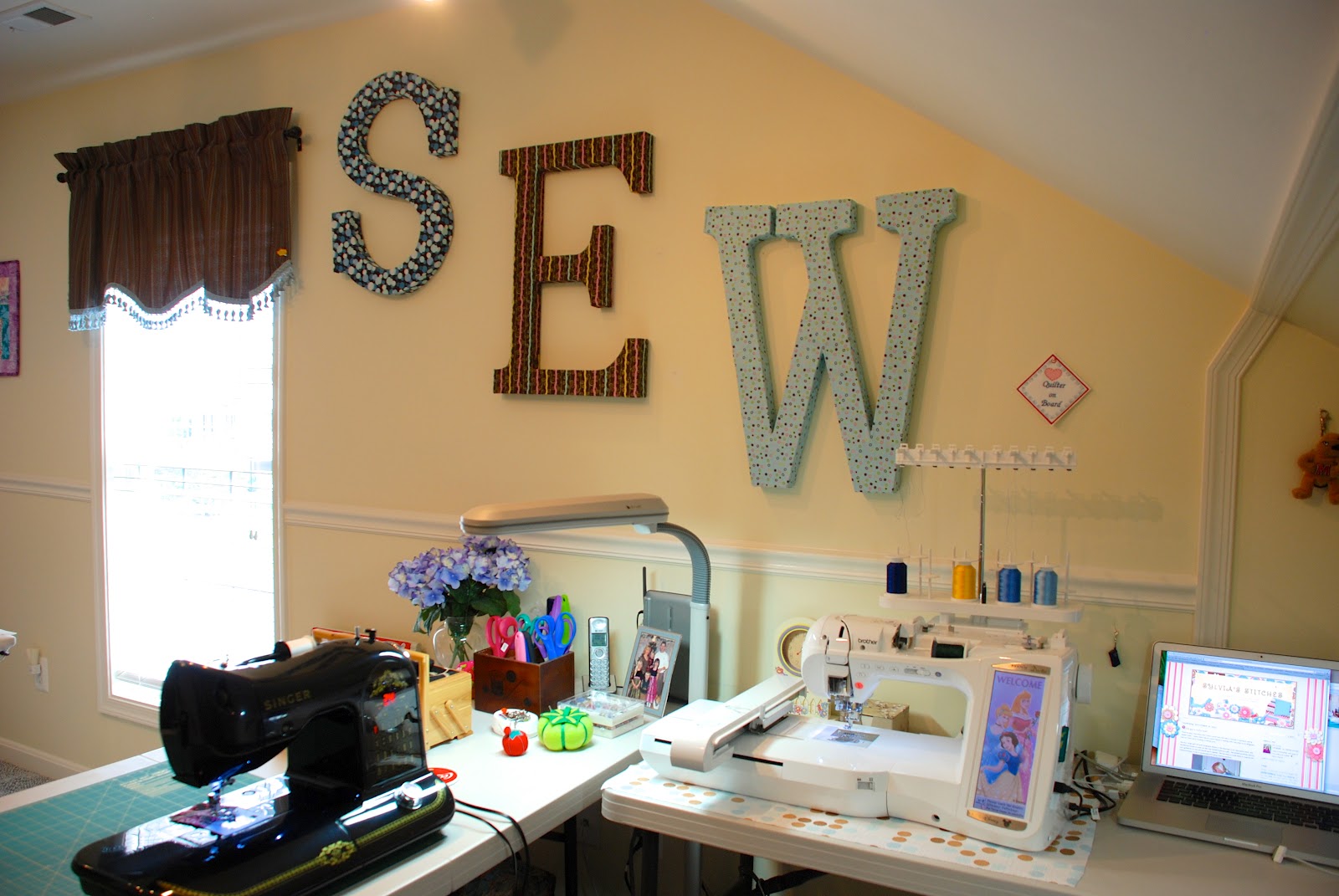 Sewing Room (1) Revisited - Sylvia's Stitches