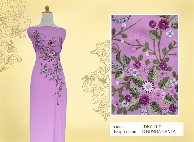 Bunga Rantai F | Aleesya Sulam Collection