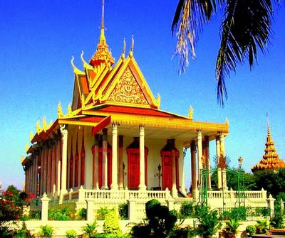 Khmer Pagoda - Cambodian Pagoda: Khmer Pagoda in Gold Style