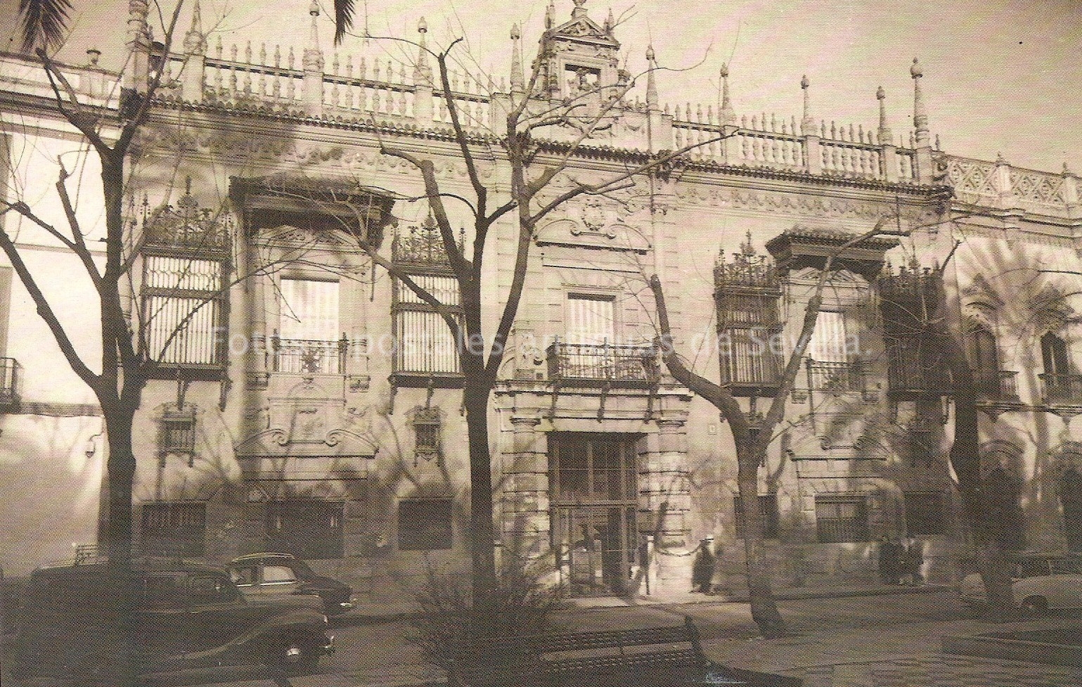 Fotos y postales antiguas de Sevilla: Palacios de Sevilla.