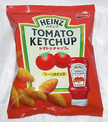 Japanese Snack Reviews: Heinz Tomato Ketchup Corn Snack