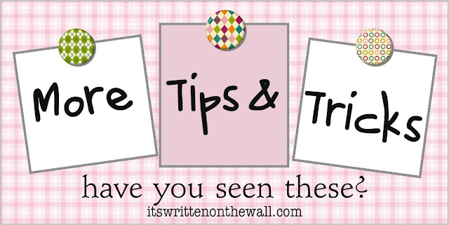 It's Written on the Wall: Tips and Tricks-Money Bouquet, Ribbon Storage ...