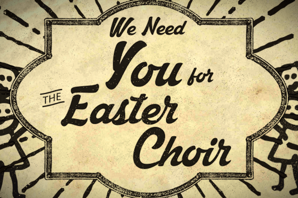 Holy Cross Lutheran Church - College Station, TX: EASTER CHOIR PARTICPATION