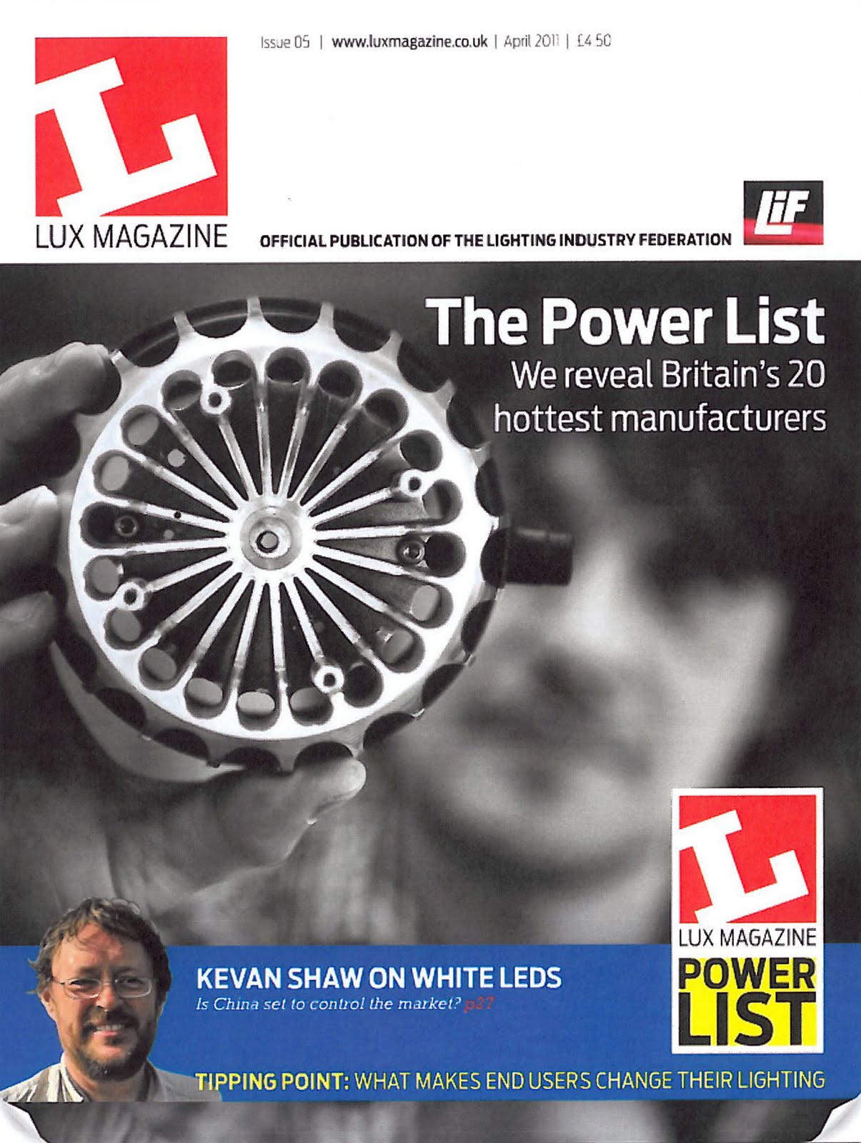 Andrew Fowler Photography: Magazine Cover: April Issue Of Lux