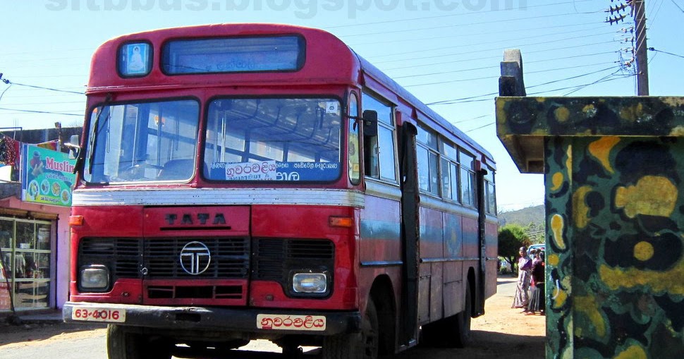 SLTB buses - ශ්‍රී ලංගම බස්: Ruby bodied TATA 1510 bus from SLTB Nuwara ...
