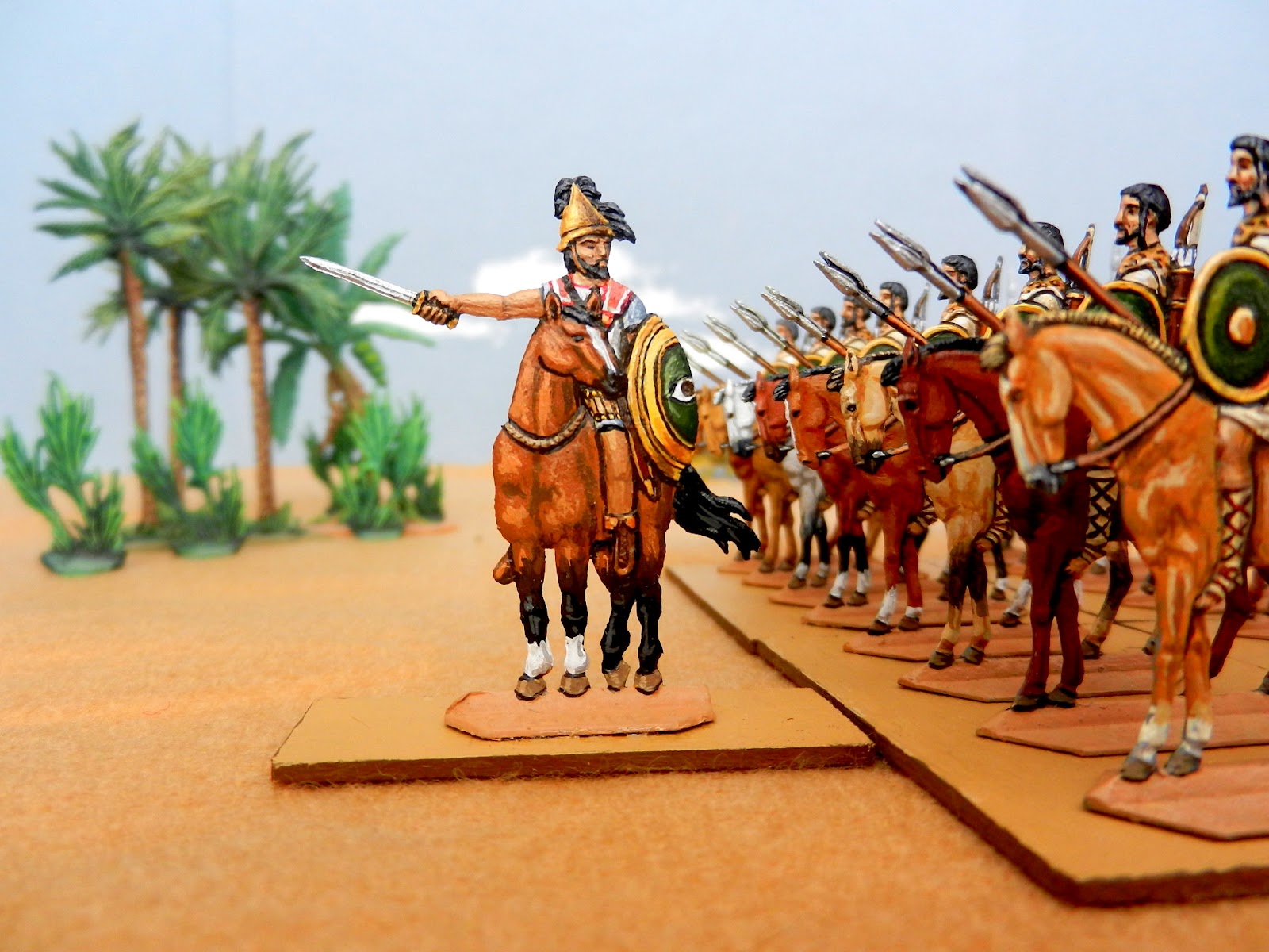 Castles of Tin: Numidians Completed - 30mm Flats