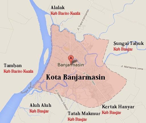 KotaKita.com: Wilayah Kota Banjarmasin