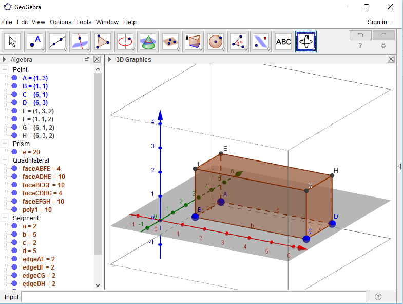 Cara Membuat Bangun Balok Menggunakan GeoGebra