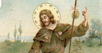 Estampas antiguas: San Roque