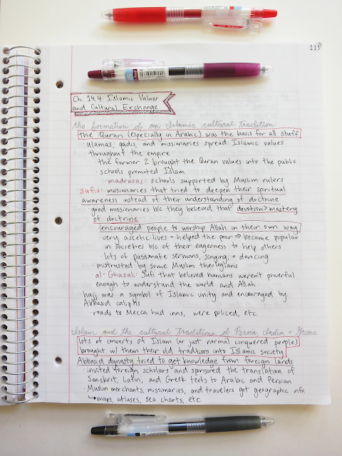 Our Journey in Journals: How I Take History Notes (AP World History)