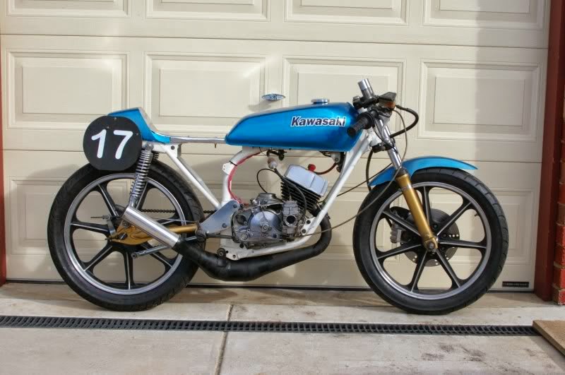 Fast is fast...: Kawasaki KH100.