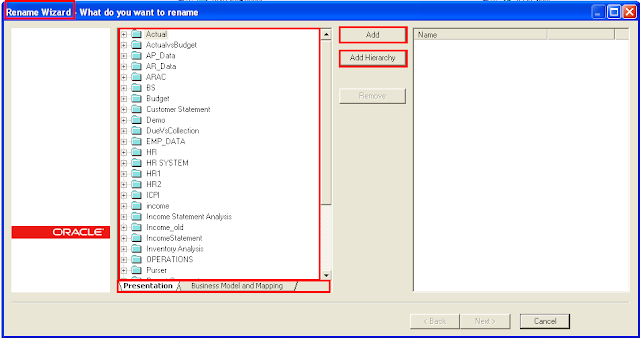 Rename Wizard in OBIEE