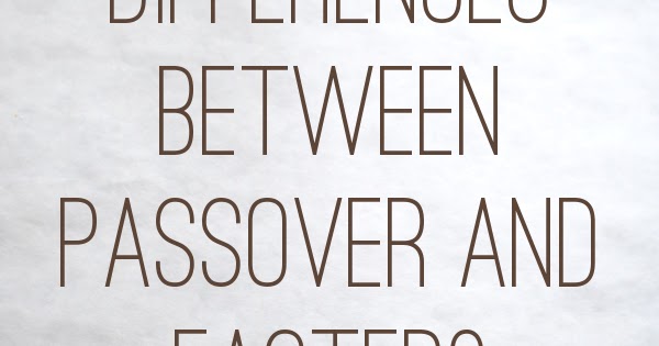land of honey: Comparing Passover and Easter
