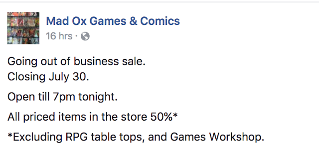 Tenkar's Tavern: So, ConManKen DID NOT Buy a Store? Color Me NOT Surprised