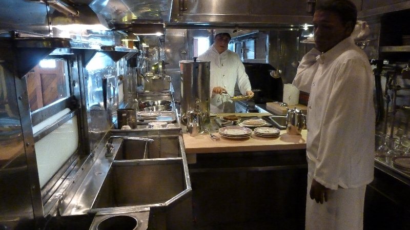 Sacramento, California train museum dining cars - Flavor of Italy