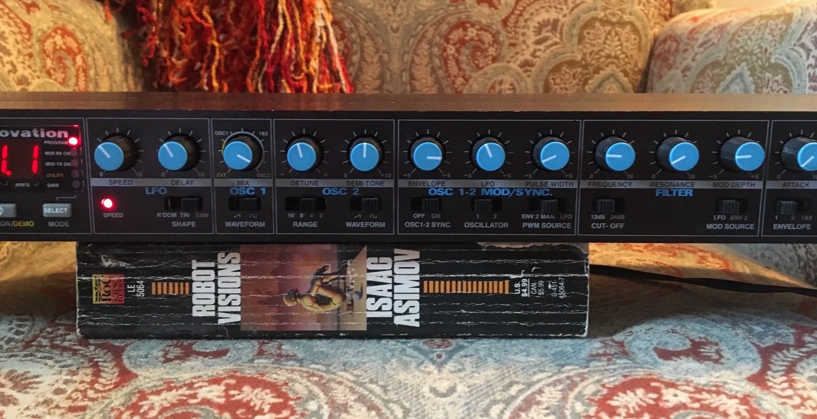 MATRIXSYNTH: ORIGINAL NOVATION BASS STATION RACK - ANALOG SYNTH