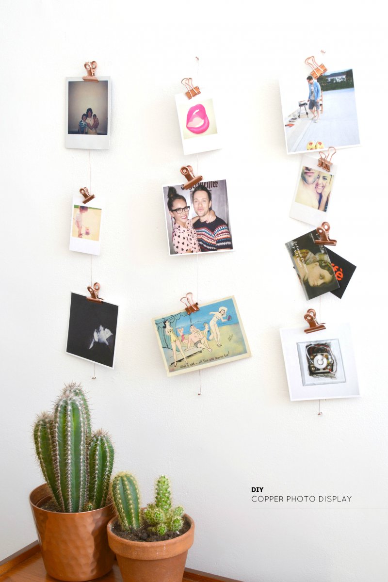 DIY copper photo display — Caroline Burke | Burkatron