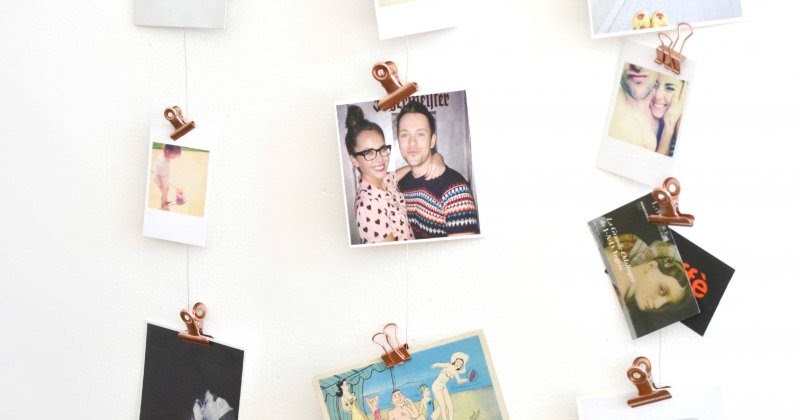 DIY copper photo display — Caroline Burke | Burkatron