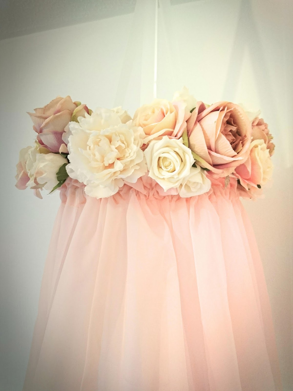 Nursery Makeover Part 2 - Flower Crib Canopy DIY