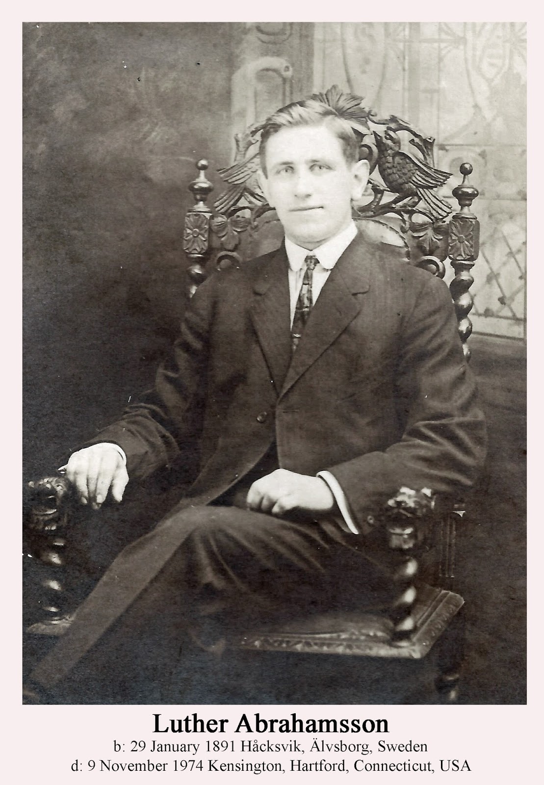 Ranae's Swedish-Chicago Heritage: Mystery Monday - who is Luther?