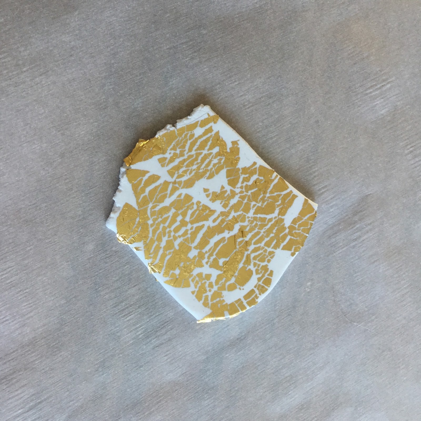 Golden Diamonds Polymer Clay Pendants Tutorial