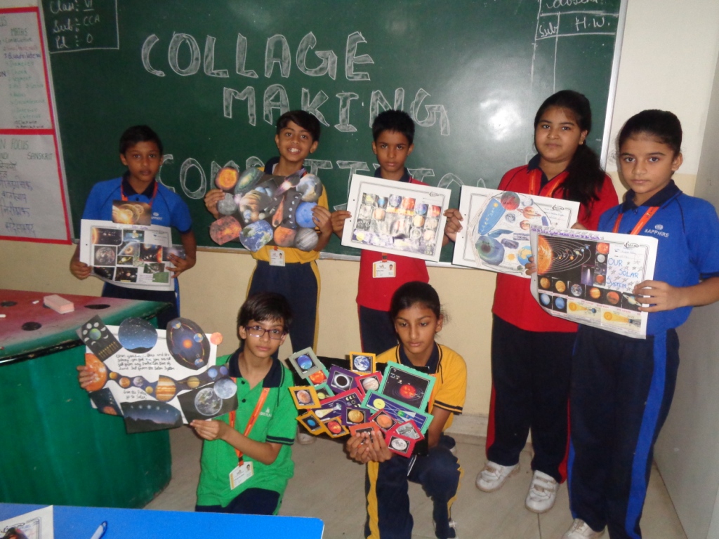 On the top of the World...: Collage Making Competition held at WIS ...