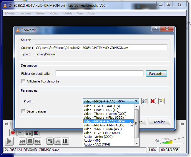 tracking l'information: VLC Media Player Astuce VLC : convertissez le ...