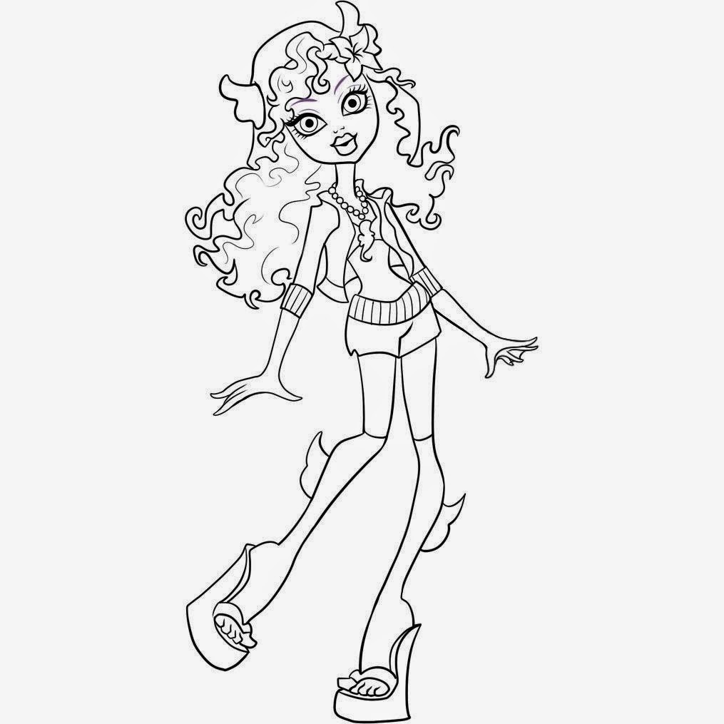 Desenhos para Colorir das Monster High - Desenhos Para Colorir