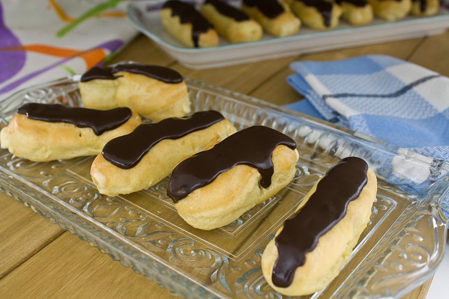 e-cocinablog: relámpagos rellenos de crema