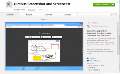 Nimbus screenshot app for google chrome - slimgera
