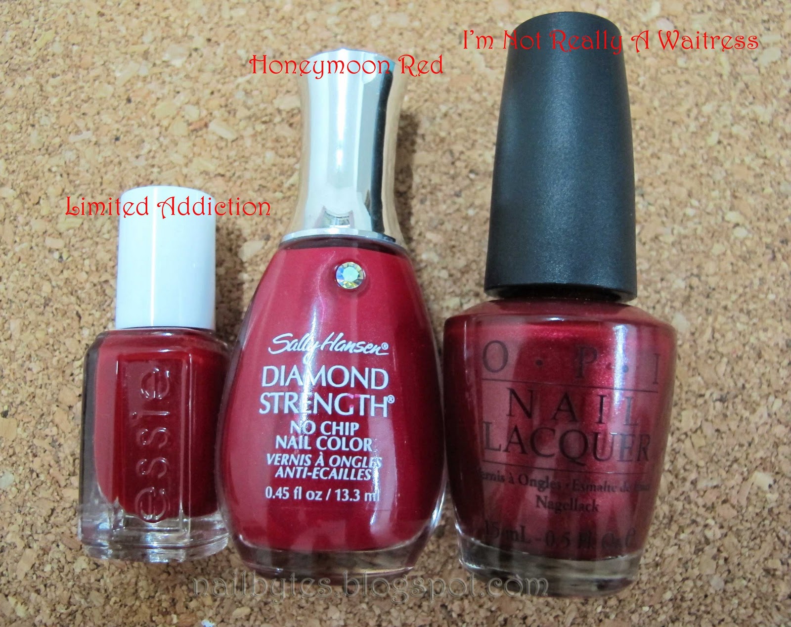 nailbytes: Sally Hansen Diamond Strength Honeymoon Red