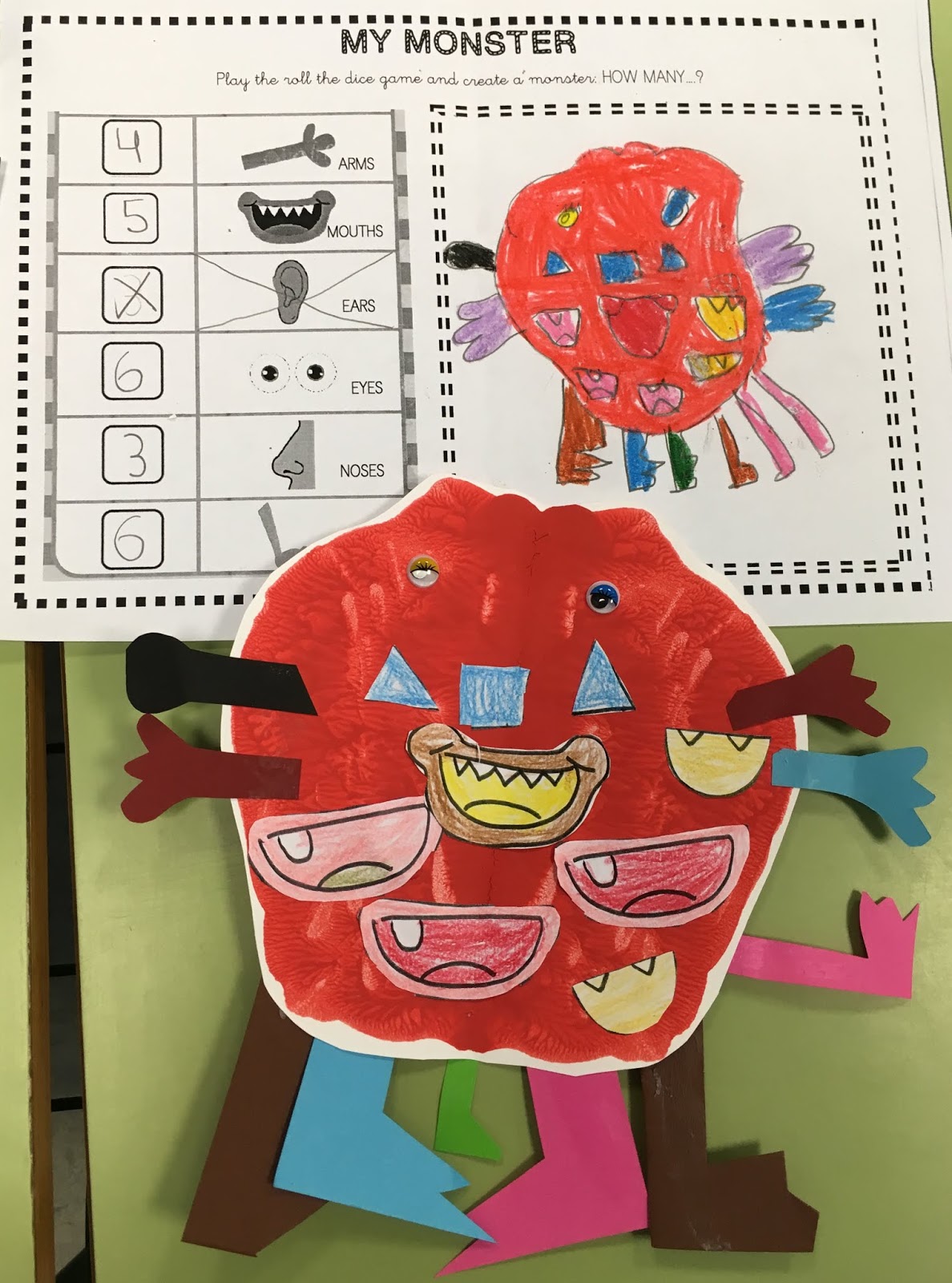 HELLO TEACHER!: ROLL A MONSTER