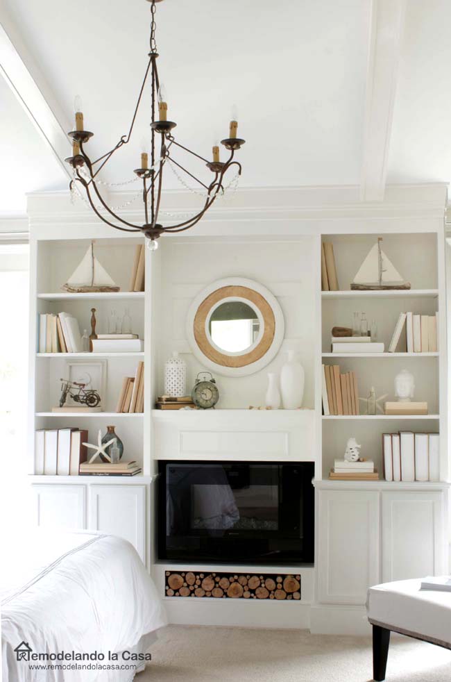 DIY Bookcases for Bedroom - Final Reveal - Remodelando la Casa
