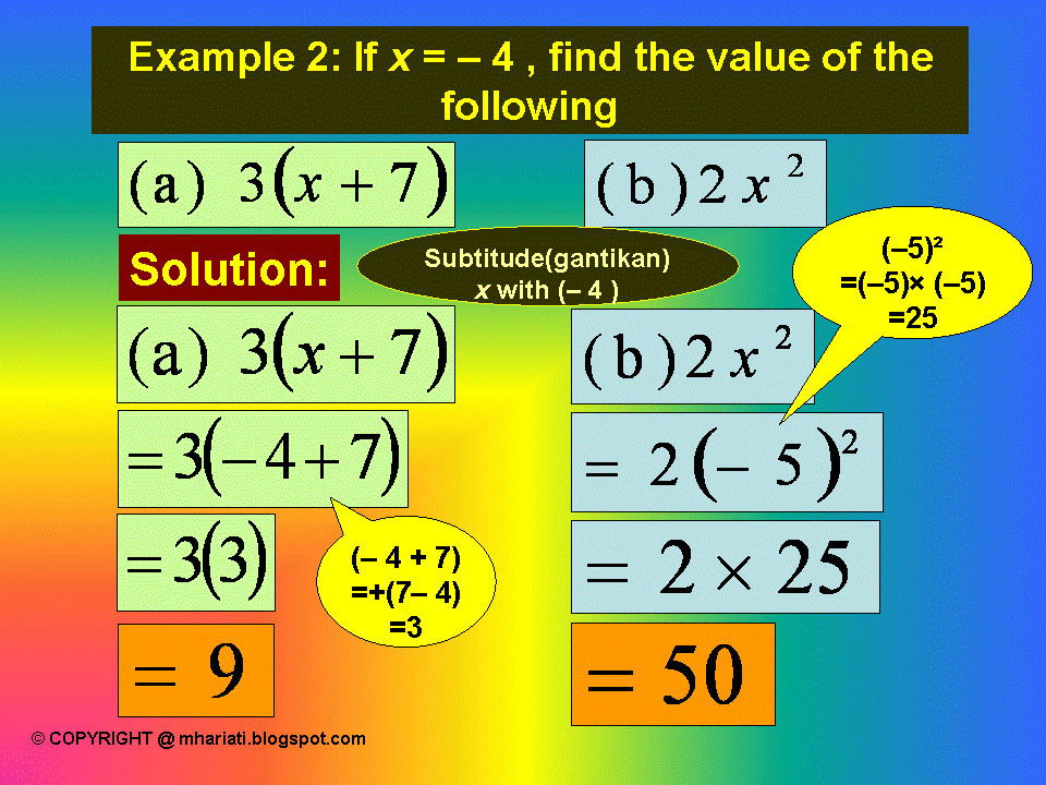 TIP BELAJAR MATEMATIK (TIPS FOR LEARNING MATHEMATICS): EVALUATE ...