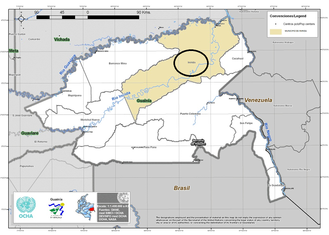 Inírida: GuainíaInirídaRR