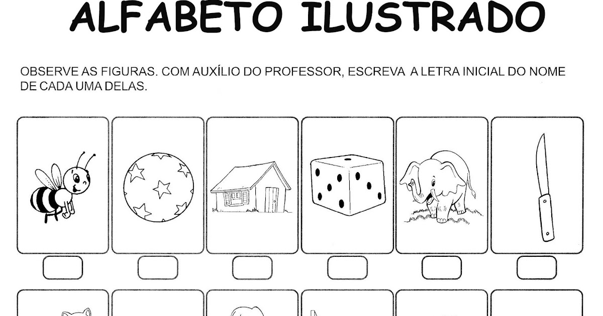 Pedagógiccos: Atividade: letra inicial