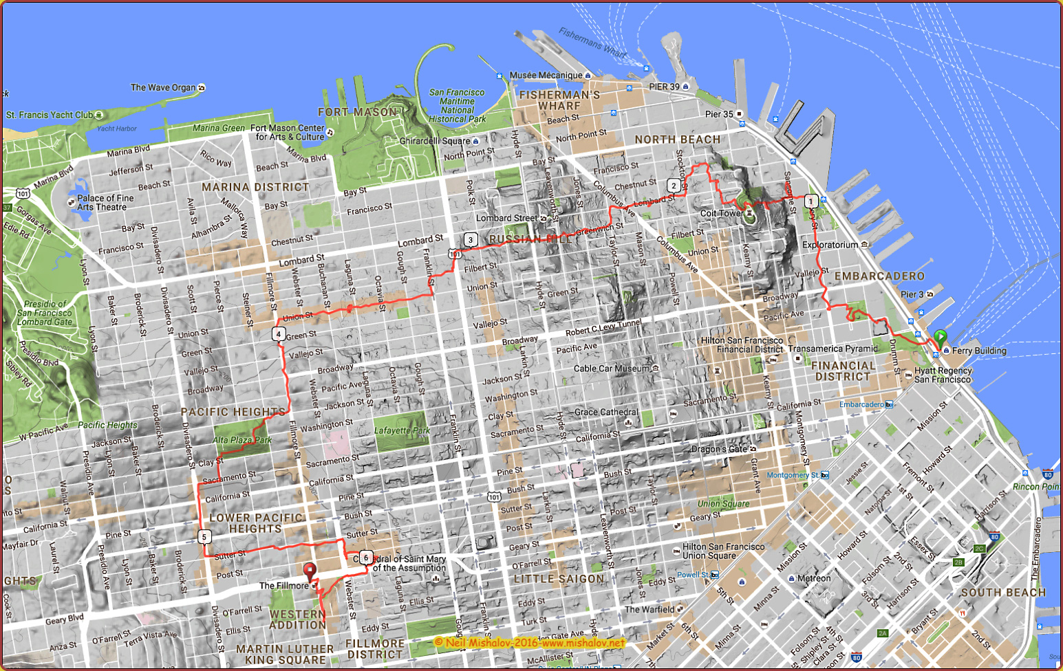 San Francisco Bay Area Photo Blog: San Francisco's Telegraph Hill ...