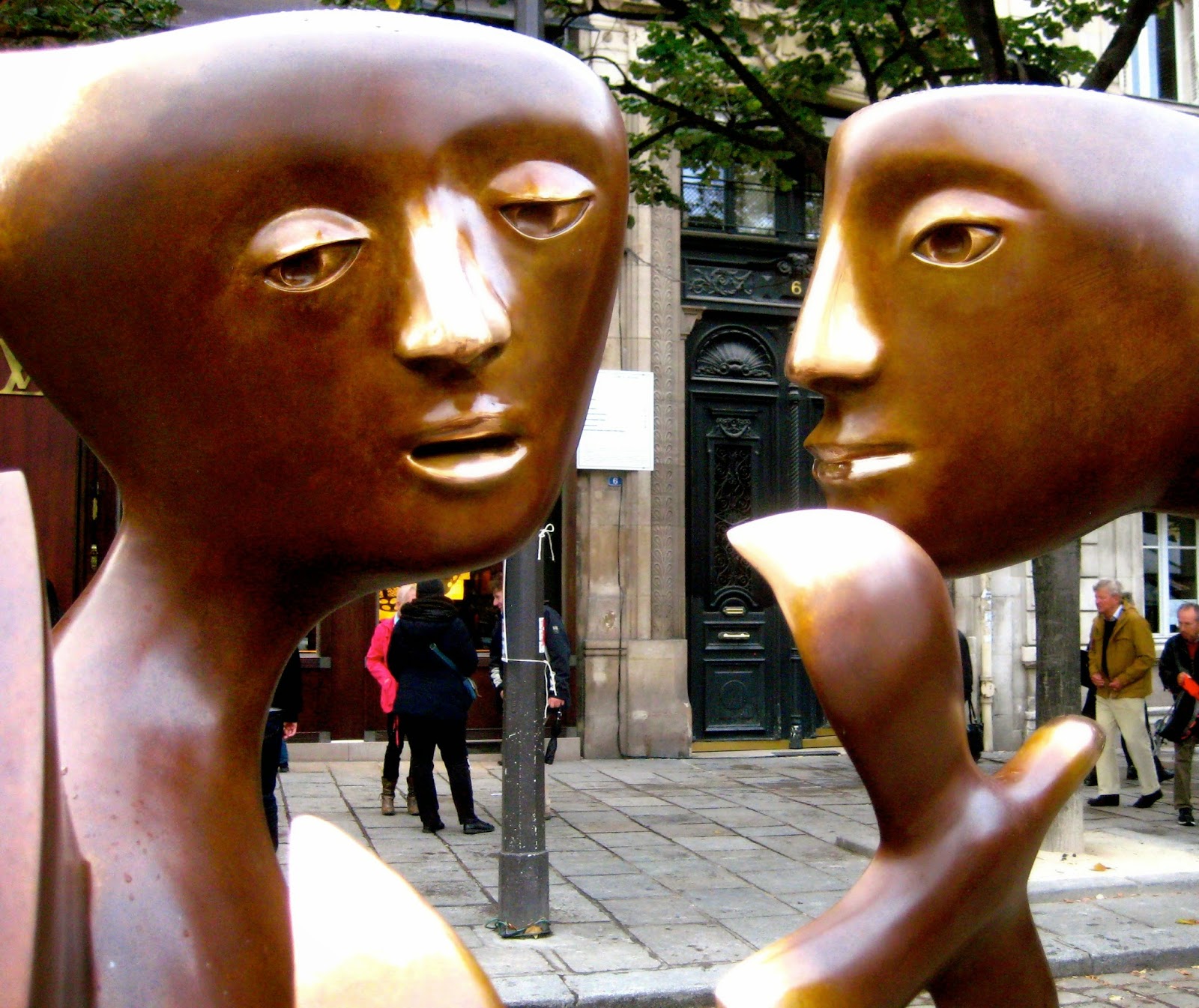 Street Sculptures On The Streets Of St. Germain