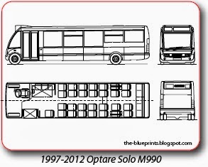 Vector Blueprints - Cars, Trucks, Busses and others: Optare - Vector ...
