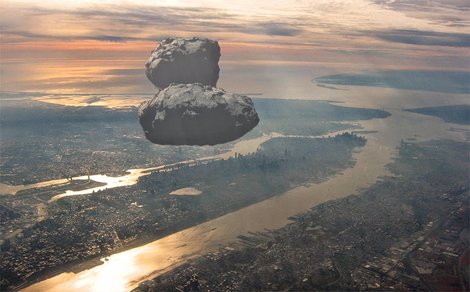 GeoScienze: La Cometa 67P/Churyumov–Gerasimenko paragonata alla città ...