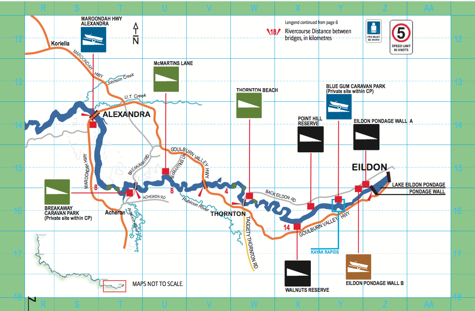 Murray River Kayak.: Goulburn River Paddle Day 1. Eildon - Molesworth.